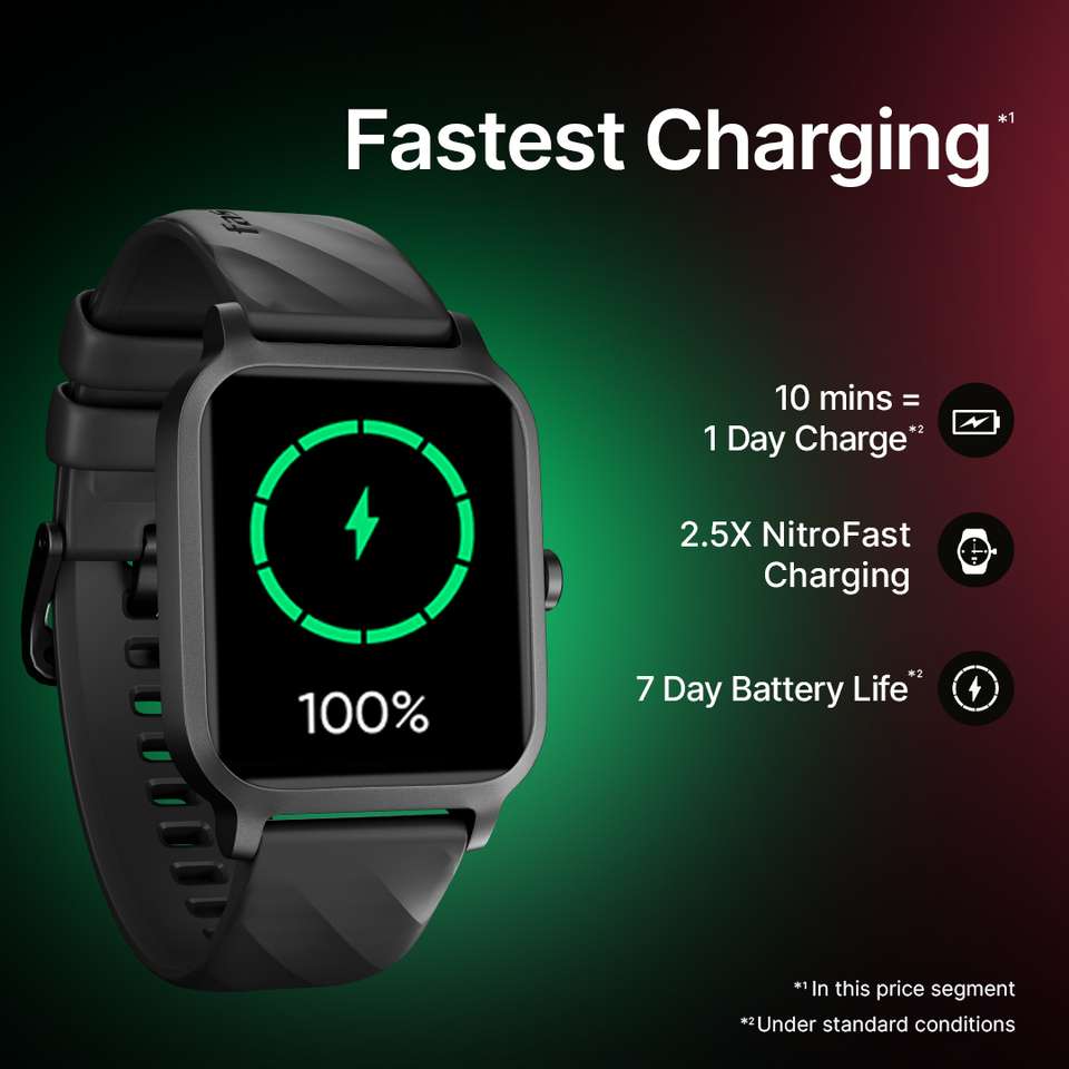 Fastrack Revoltt FS1-1.83''|BT Calling|Fast Charge|110+ Sports Mode|200 ...