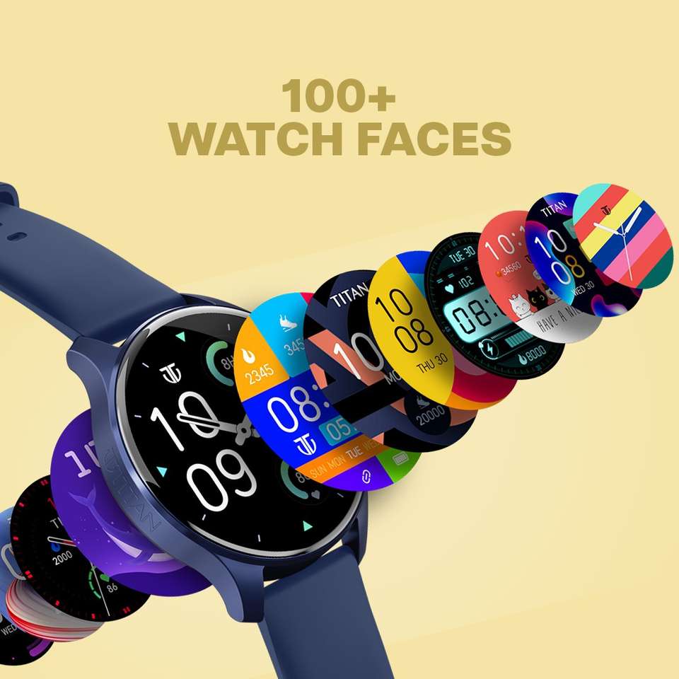 TITAN Talk with 1.39" AMOLED Display, BT Calling & Music Storage with ...