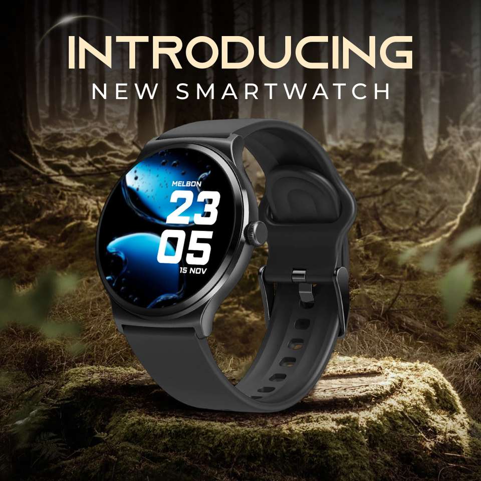 Melbon Active 2 Pro Round Display Bluetooth Smart Watch with Fitness ...