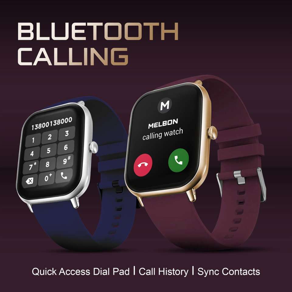 Melbon H9 Maroon | 1.99 " Amoled Display | BT Calling | AI Voice ...