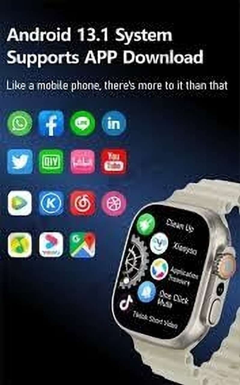 SEHUB HK Ultra One S-1 4G/5G Smartwatch with SIM, GPS, AMOLED, 4GB+64GB ...