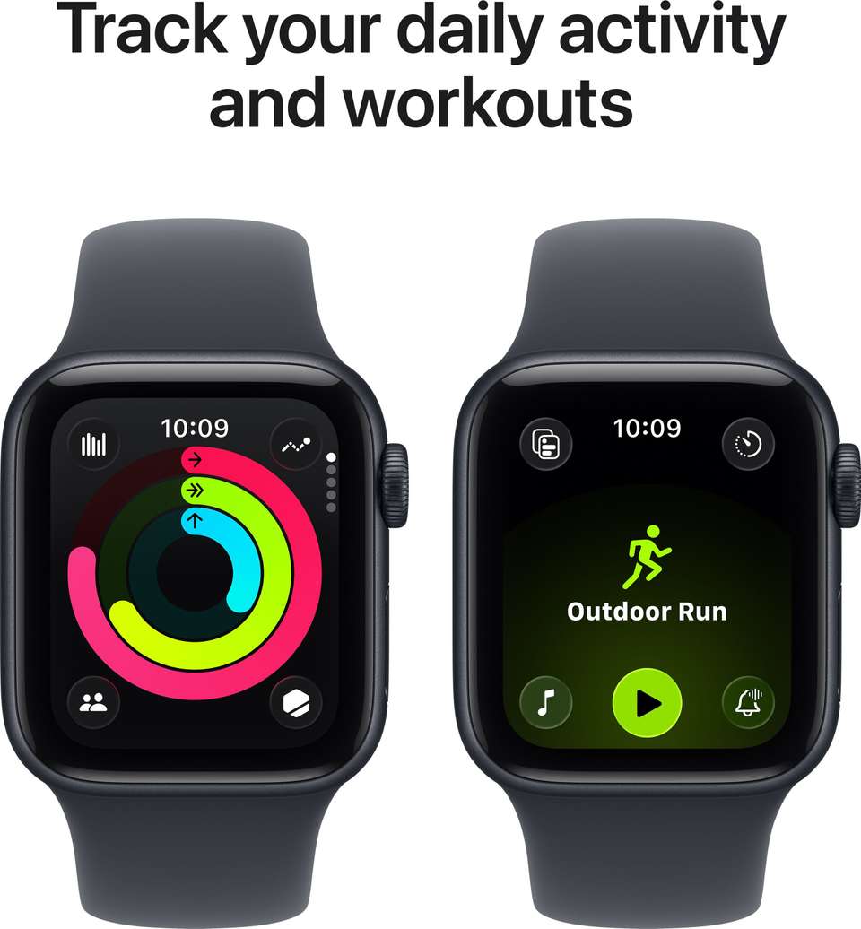 Apple Watch SE 3(2025) GPS 40mm Midnight Aluminium Case Midnight Sport ...