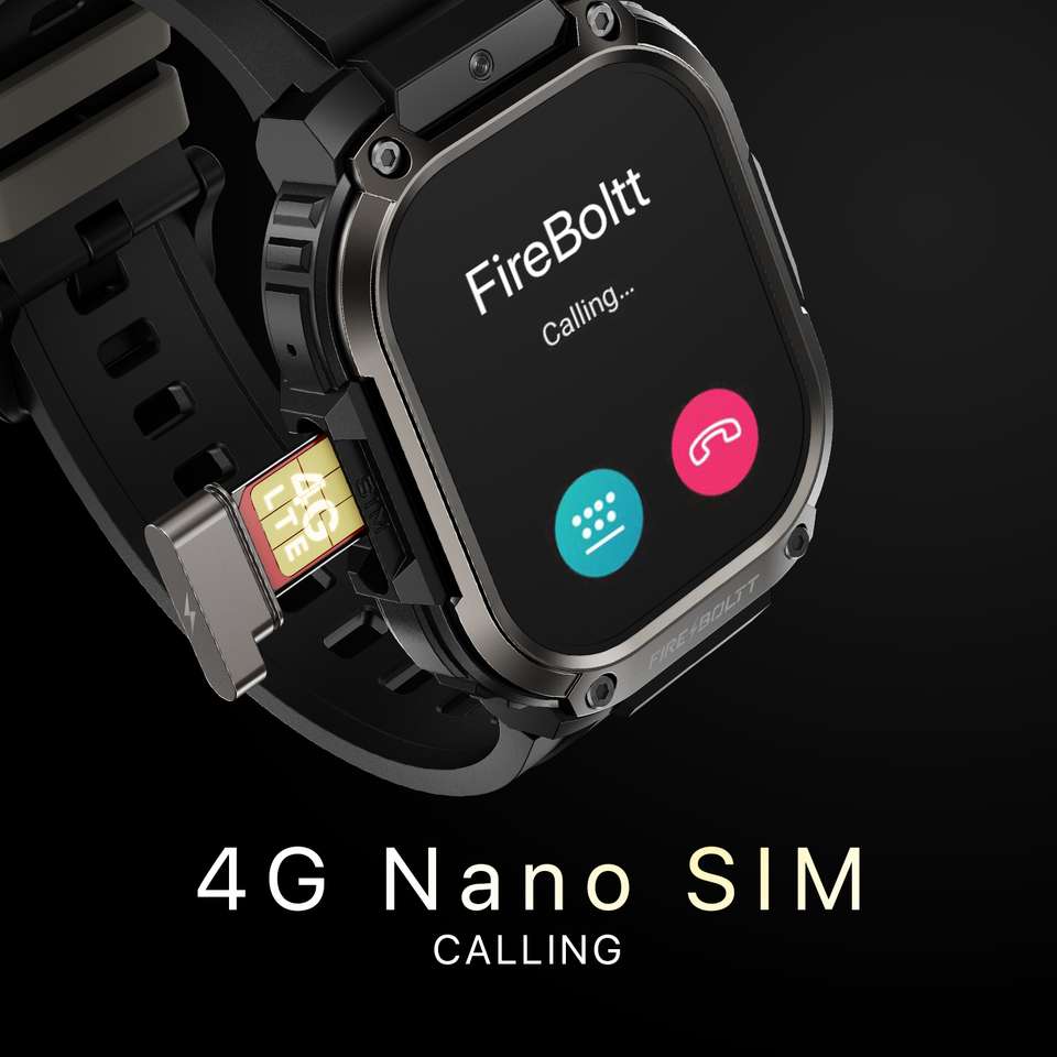 Fire-Boltt Clickk 54.1mm (2.12 inch) AMOLED Display, Front Camera, Nano ...