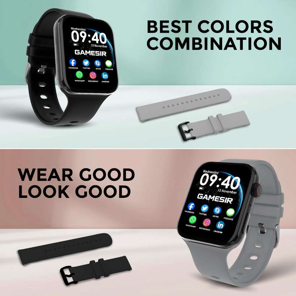 GameSir T-Storm Black-A1 Full Screen Touch Watch Specially Made for ...