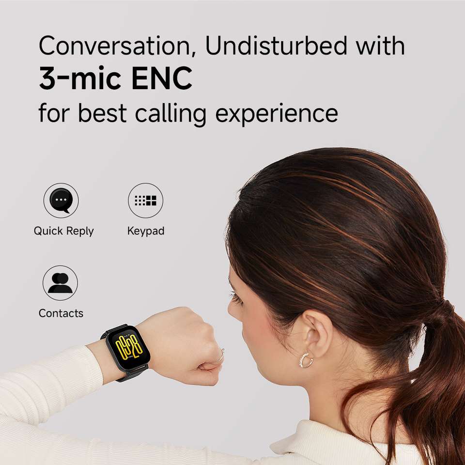 REDMI Watch 5 Active BT Calling 3 mic,2"HD Screen,18 days battery ...