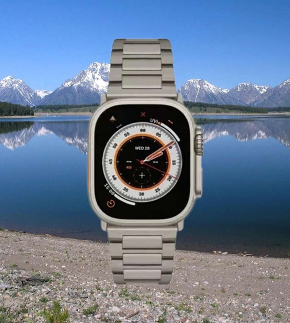 TechElectro Luxury Ultra Smart Watch with Metal StrapA346 Smartwatch ...