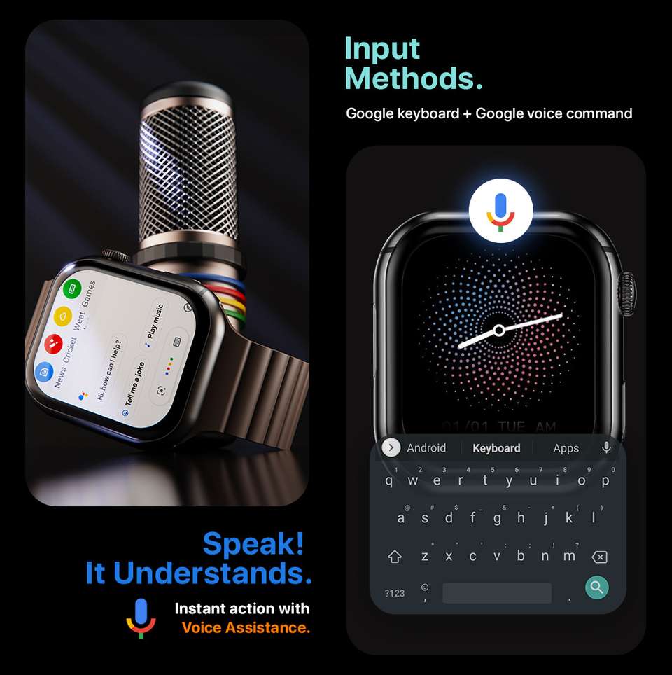 Fire-Boltt Dream WristPhone - 4G SIM/LTE/WiFi, Android OS, Play store ...