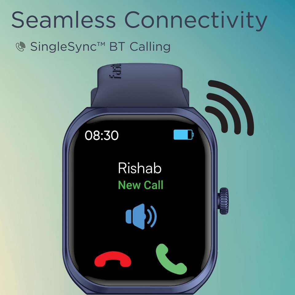 Fastrack Revoltt FS2+|2.01'' Display|Functional Crown|BT Calling|AI ...