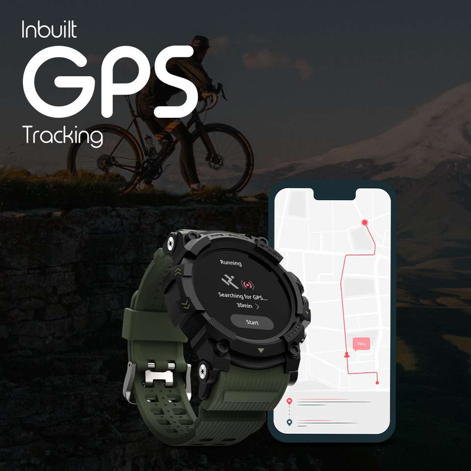 Fire-Boltt Expedition GPS Inbuilt, Bluetooth Calling 35.3mm (1.39 ...