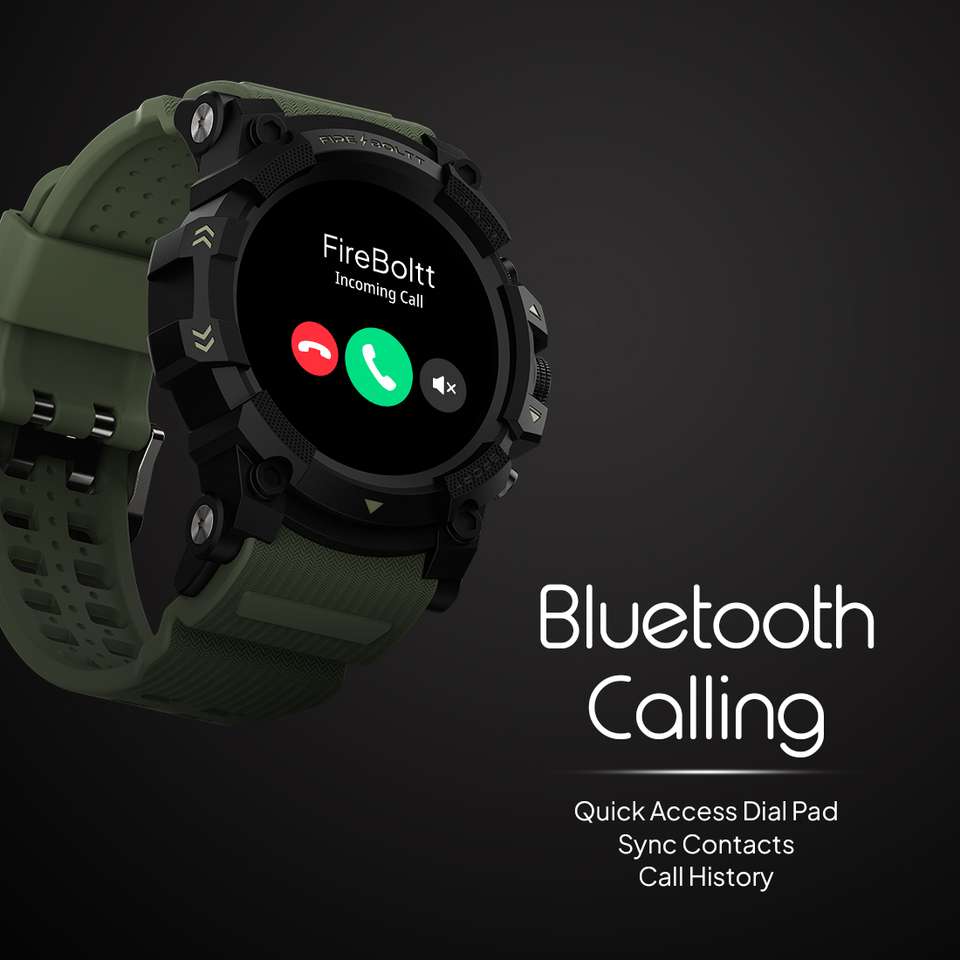 Fire-Boltt Expedition GPS Inbuilt, Bluetooth Calling 35.3mm (1.39 ...