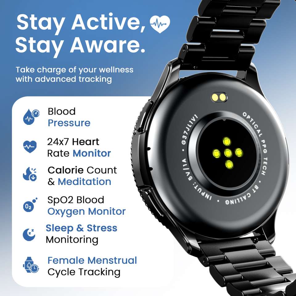 GOBOULT Pyro Rotating Bezel, 1.43'' AMOLED Display, 600 Nits, Health ...