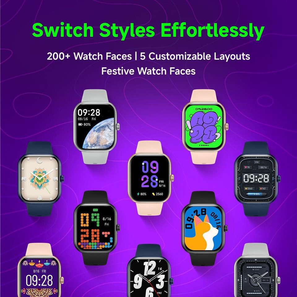 REDMI Watch Move 1.85 Premium AmoLED,14 Day Battery,Best Accuracy,Dual ...