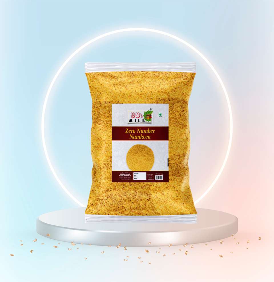 90's MILL Chat Papdi Sev Indore Non Spicy (Nylon Sev) Zero Number Sev ...