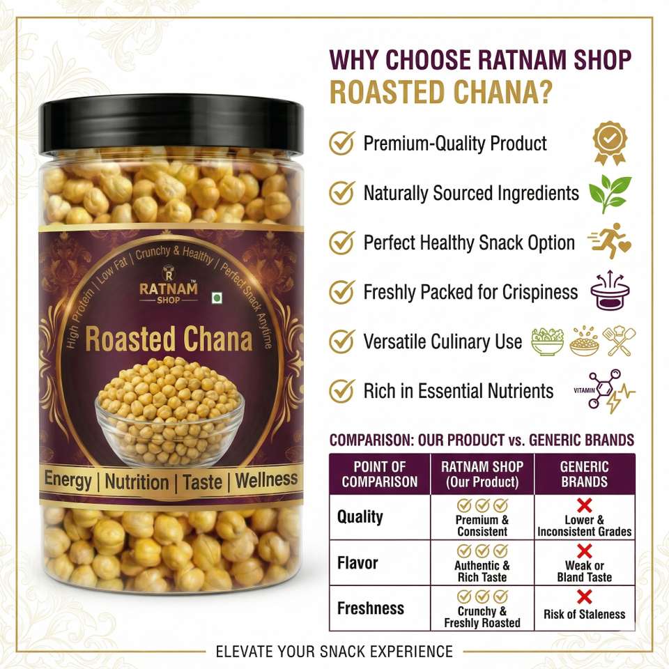 Ratnam Shop Roasted Chana Premium Price in India - Buy Ratnam Shop ...