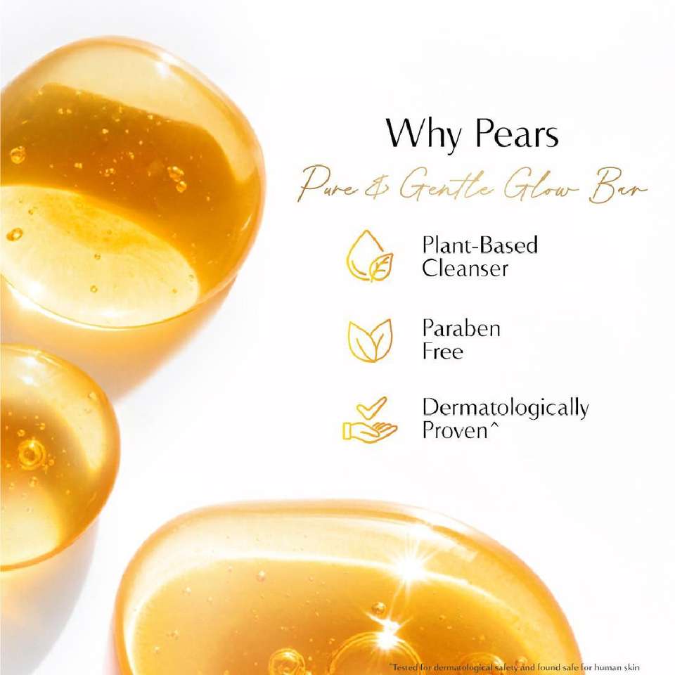 Pears Original Glycerin Soap Bar - Pure & Gentle Glow | With 98% Pure ...