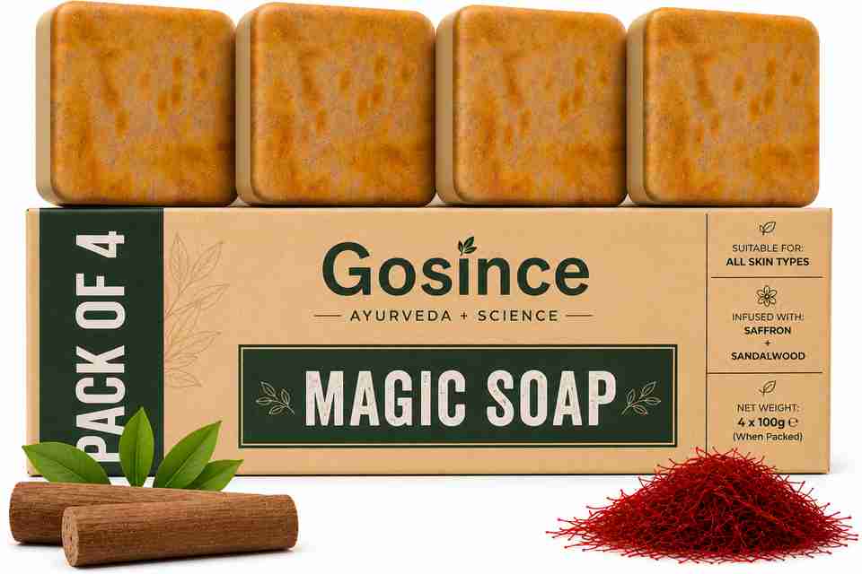 Gosince megic scrub Soap – Deep Cleansing & Gentle Exfoliation Soap Bar ...