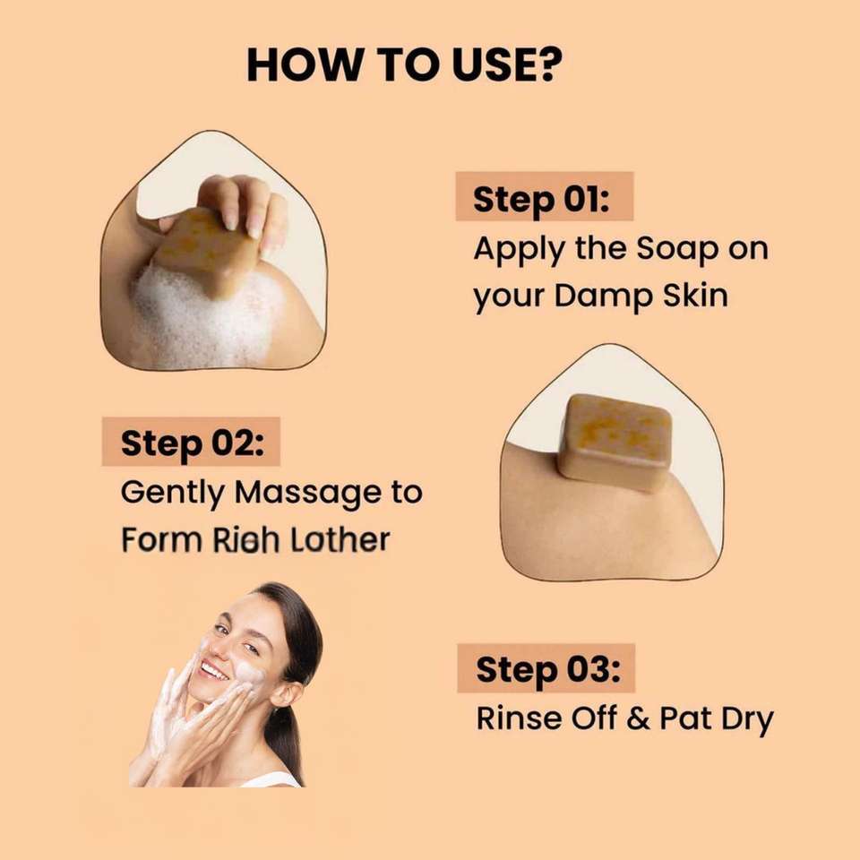 Hiniva Beauty Exfoliating Brightening Soap with Kojic Acid for Soft ...