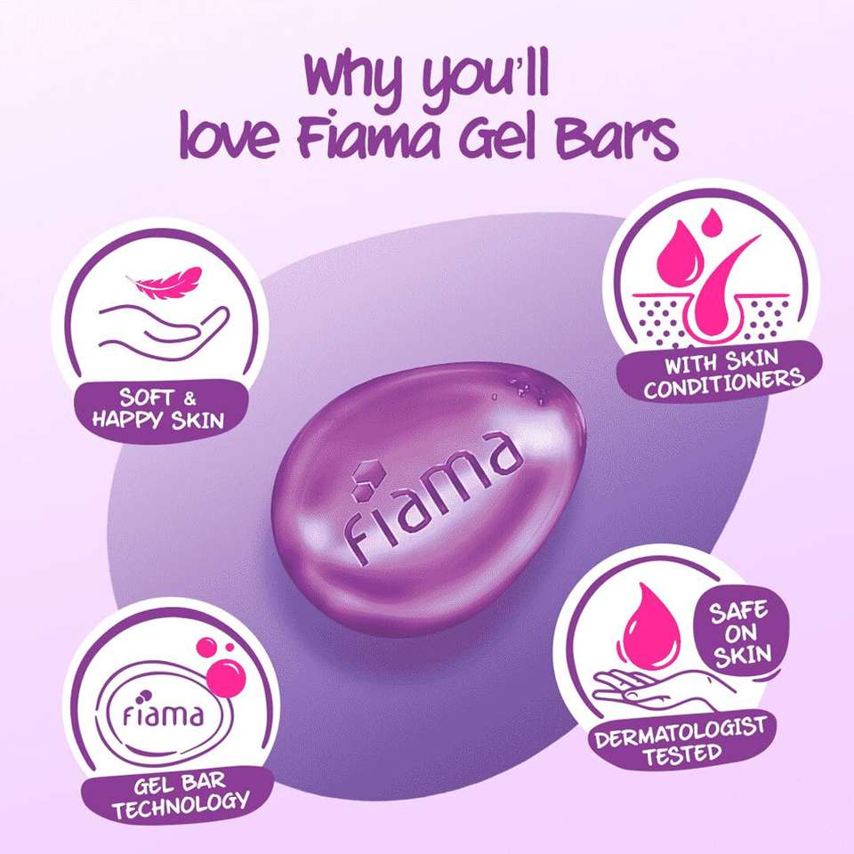 FIAMA Gel Bathing Bar Grand Celebration Pack with 12 Unique Gel Bars ...