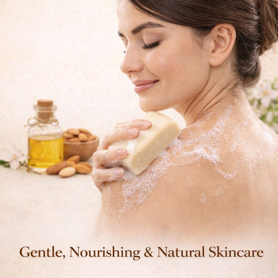 favGali Natural Almond Soap for Moisturizing Dry & Rough Skin - Price ...