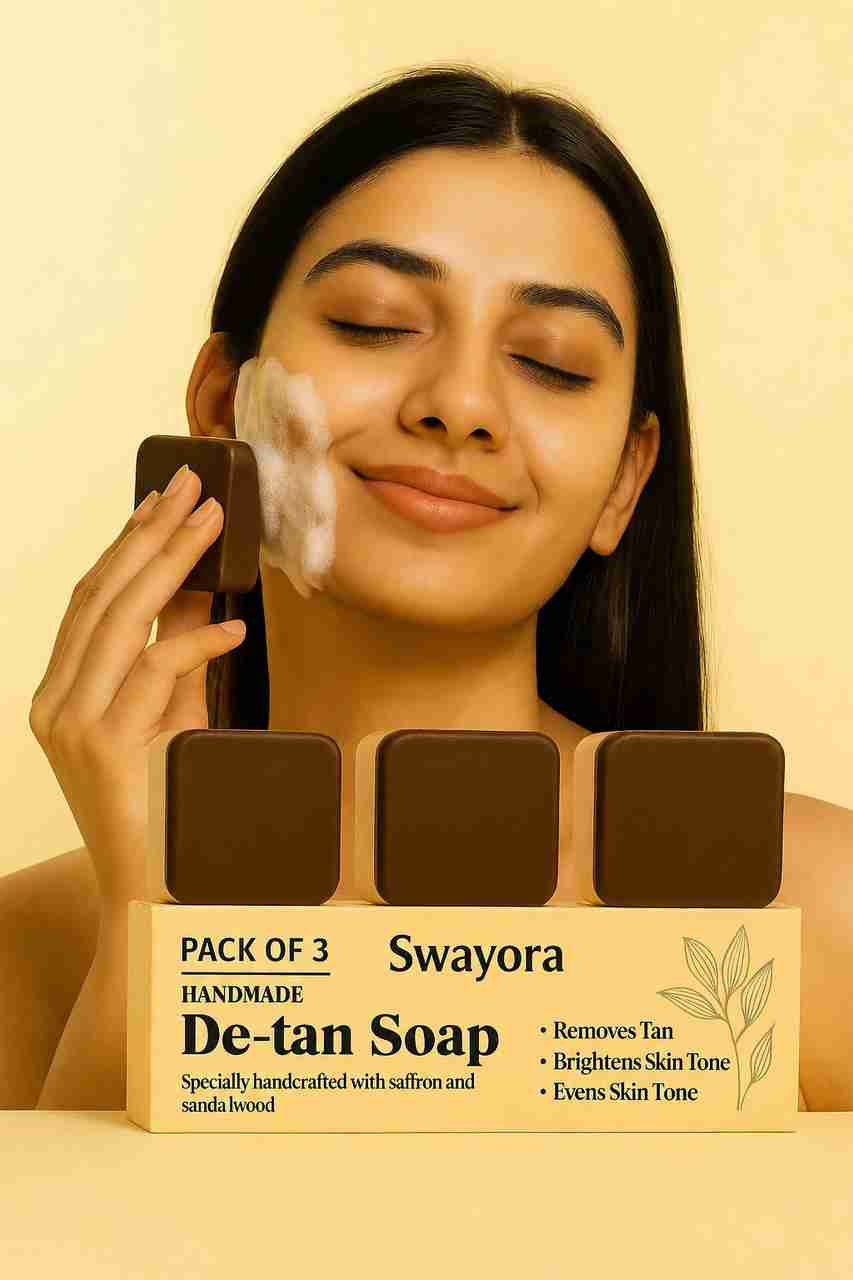 swayora SANDALWOOD AND SAFFRON DE TAN SOAP - Price in India, Buy ...