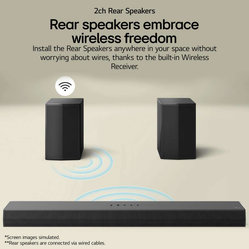 Buy LG S65TR , Dolby Digital, Wireless Subwoofer & Rear Speaker W/Built ...