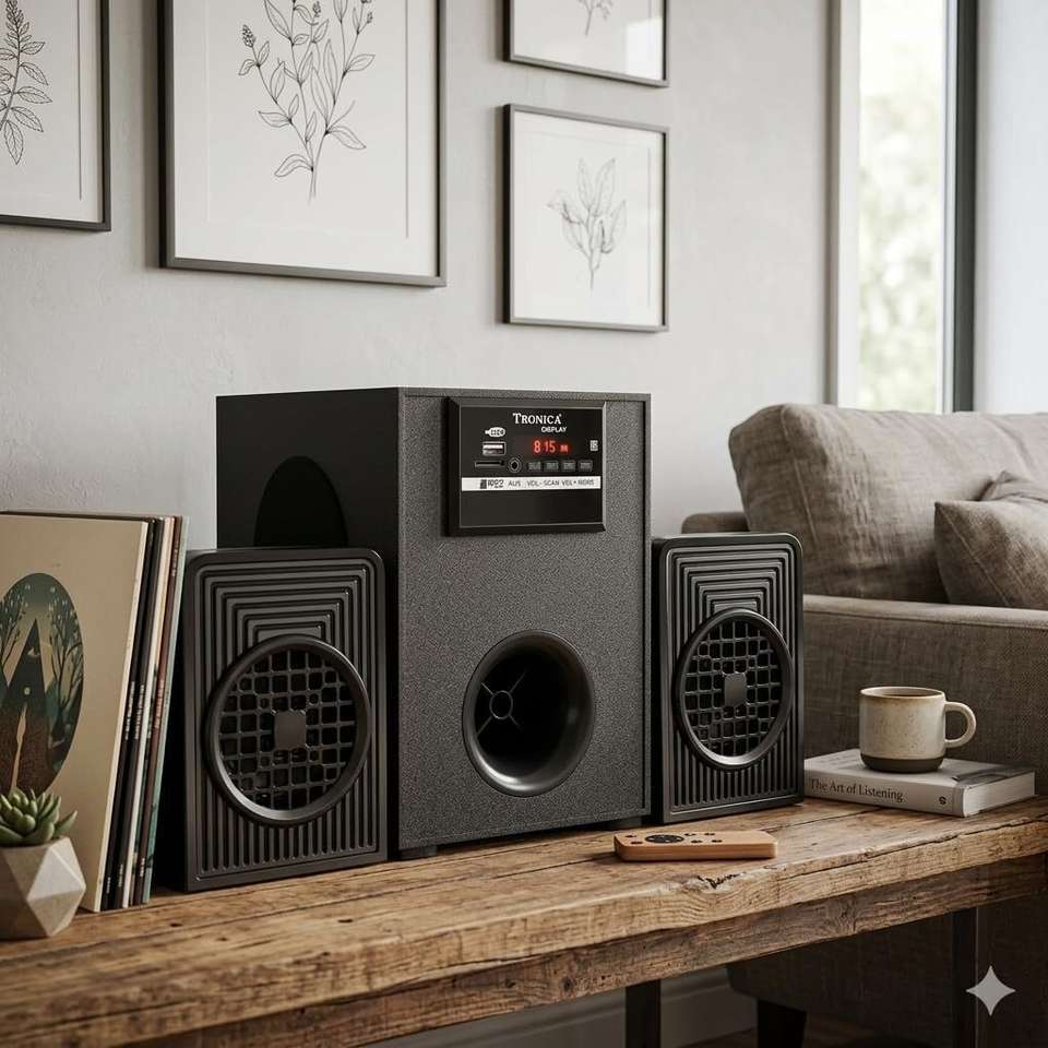 Buy TRONICA Dhurandhar Multimedia Speakers with Subwoofer, USB/SD/FM ...