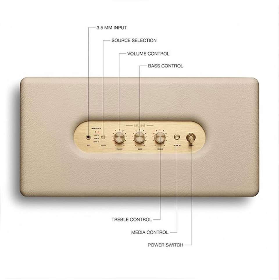 Buy Marshall Woburn III Wired Connectivity Home with HDMI,, RCA, 3.5mm ...