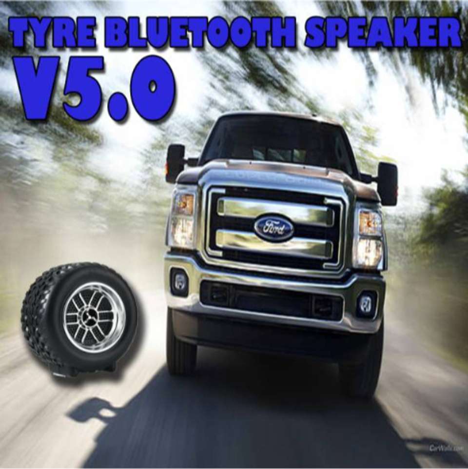 Buy GUGGU HDF62-BA89_ New Design Tyre Bluetooth 8W Speaker with New ...