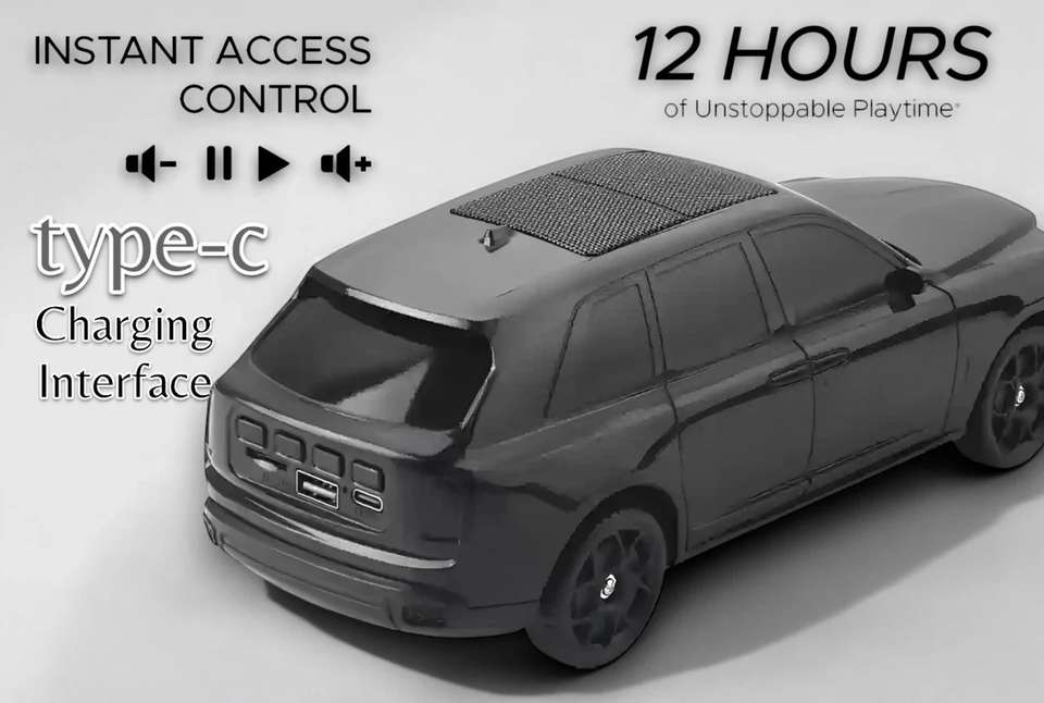 Buy Ziddjeet A213 Car Shape Wireless Speaker with LED Lights ...