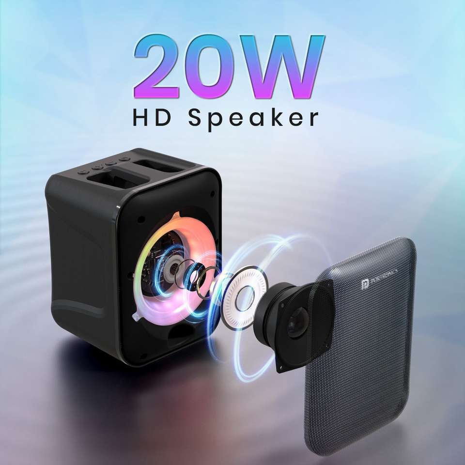 Buy Portronics Apollo One 20W Bluetooth Portable Speaker With Wireless ...