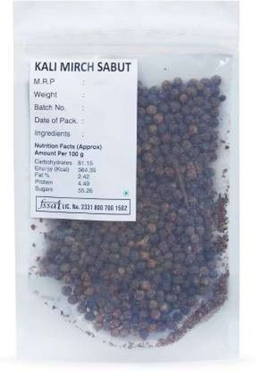 Pinnaq Spices And Nuts (Kali Mirch) Sabut Whole Price in India - Buy ...