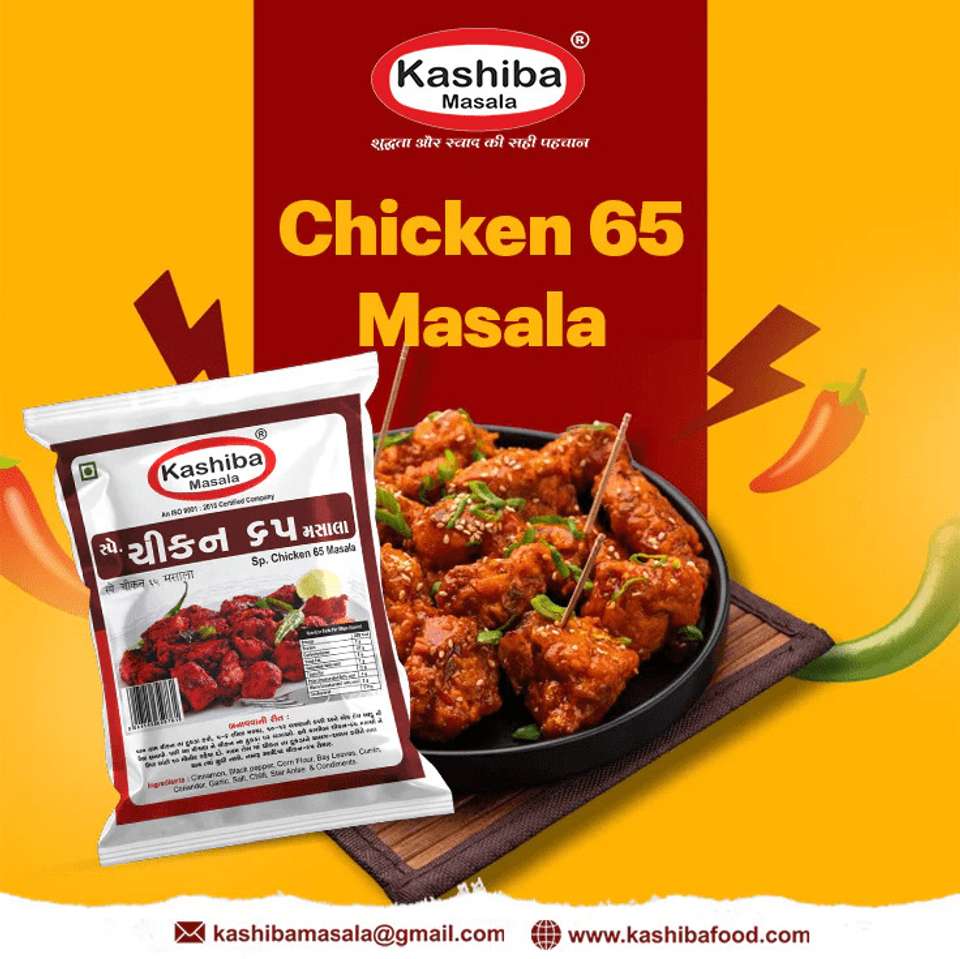 KASHIBA MASALA Chicken 65 Masala – The Secret to Spicy & Crispy ...