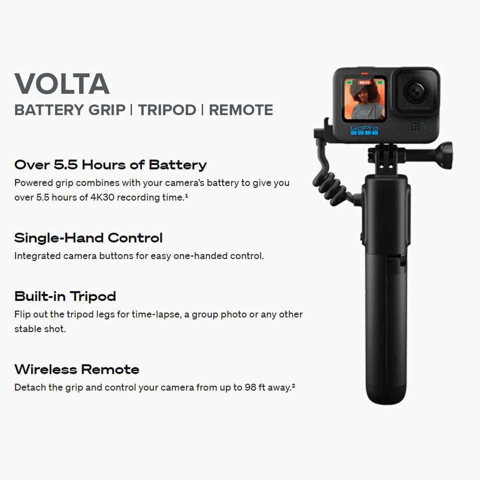GoPro HERO12 Creator Edition - Volta Media Mod Light Sports and Action ...