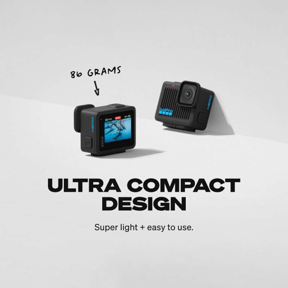 GoPro HERO Compact Waterproof with 4K Ultra HD Video, Touch Screen ...