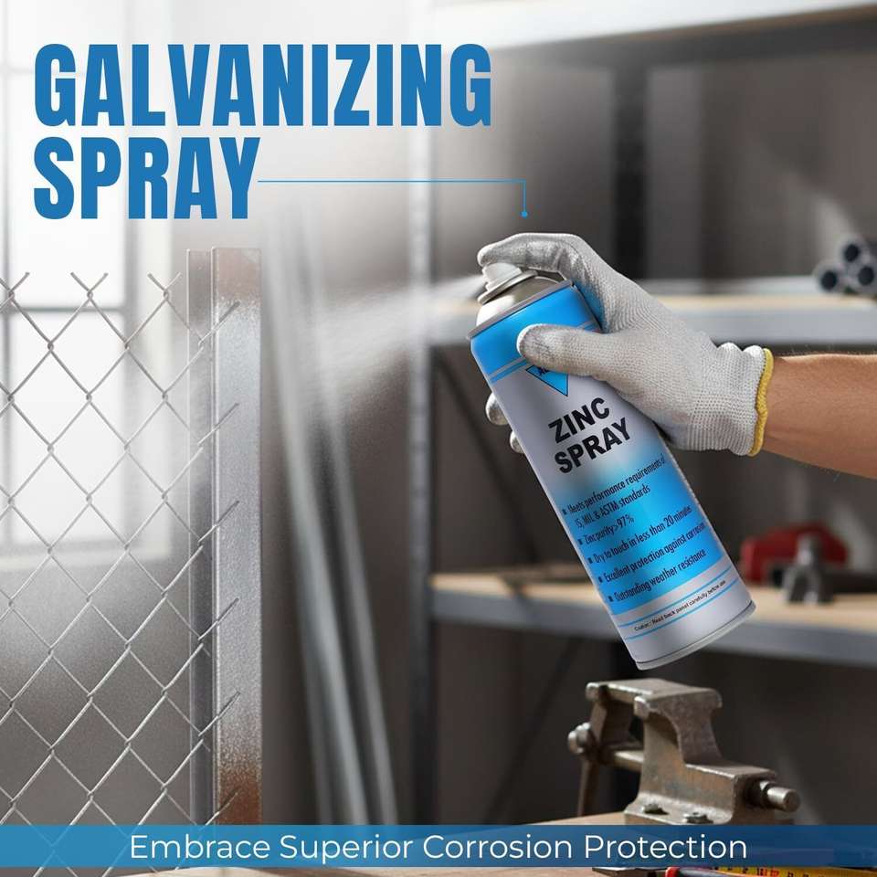 Aerol Zinc Rich Cold Galvanizing Spray, Grade 3060 (350g) Corrosion ...