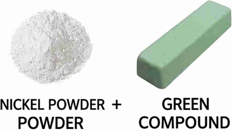Bajrang Nickel Powder 500g & Green Compound Rouge Bar 250g Combo | All ...