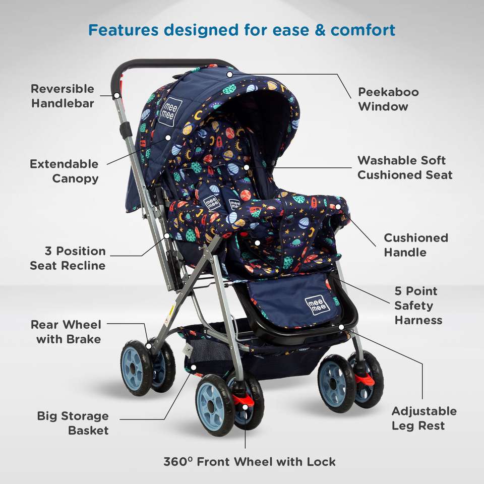 MeeMee Little Explorer Baby Stroller for 0-3 Years, Baby & Kids, 5 ...