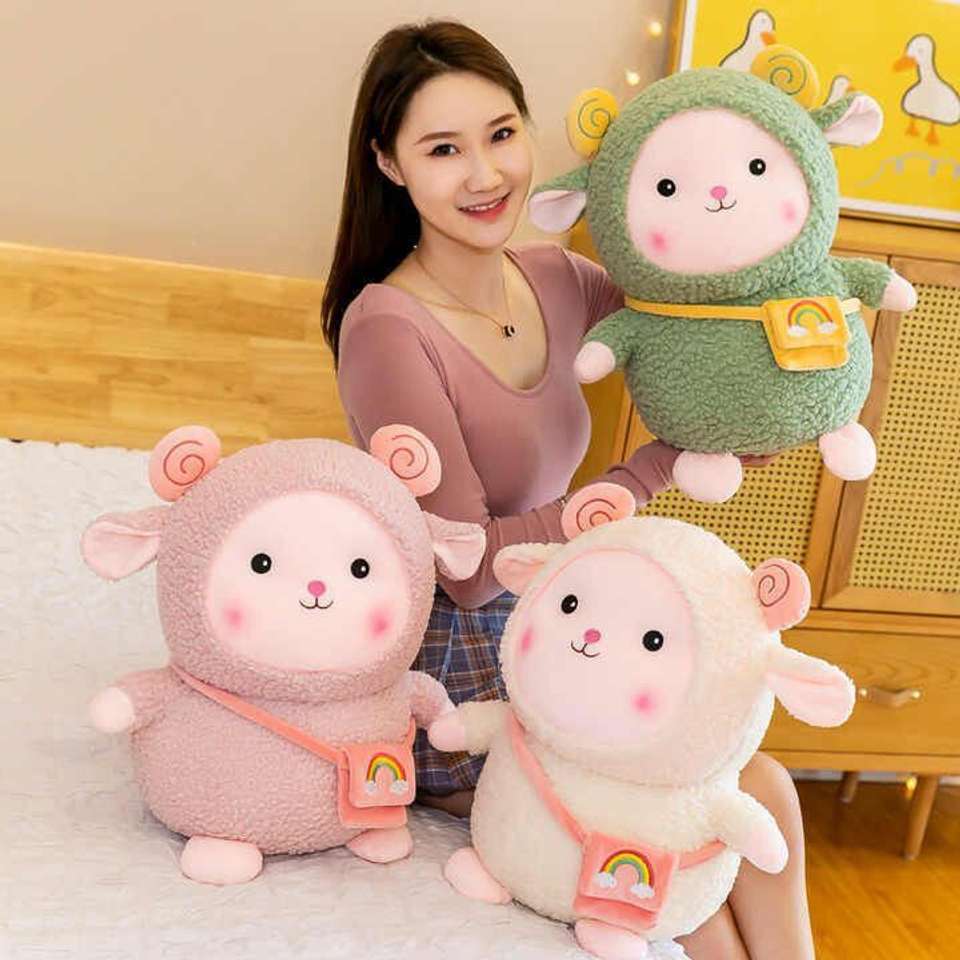 AN Teddy Chubby Sheep Soft Animal Toy for Baby Kids Birthday & Special ...