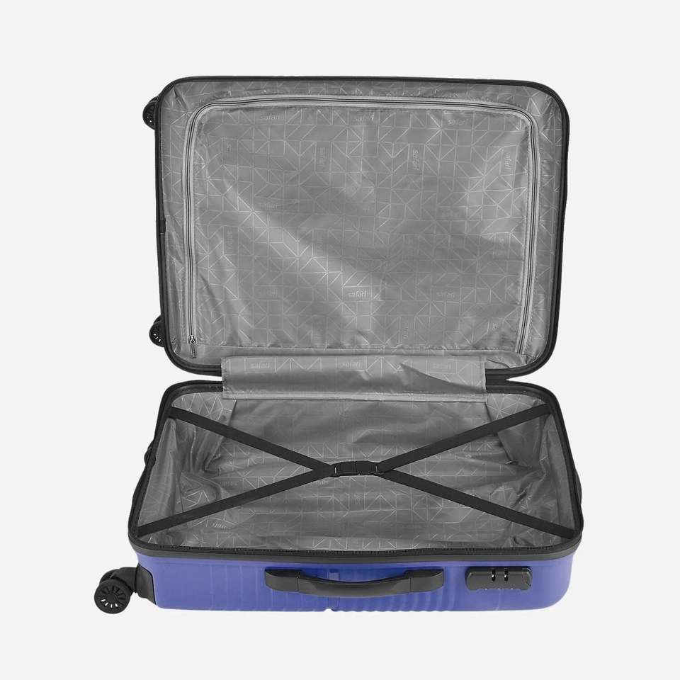 SAFARI Carter Polypropylene 5 Years Warranty Set of 3 Trolley Bags (55 ...