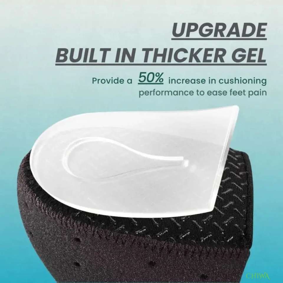 CHIWA Silicone Heel Pad - Helps For Foot Fatigue Relief Foot Care ...