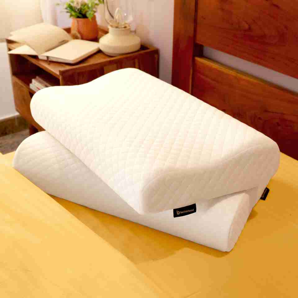 betterhood PosturePro Pillow for Neck Shoulder Pain, 100% Memory Foam ...