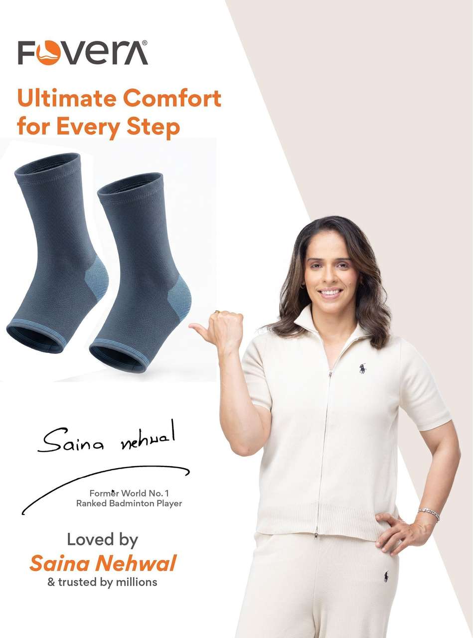 FOVERA Ankle Support Compression Sleeve for Men & Women, For Heel Pain ...