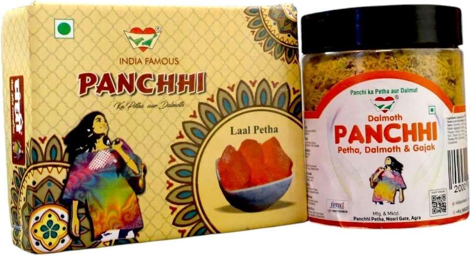 Panchhi Petha Original Authentic Agra Petha laal petha 400g+ daalmoth ...