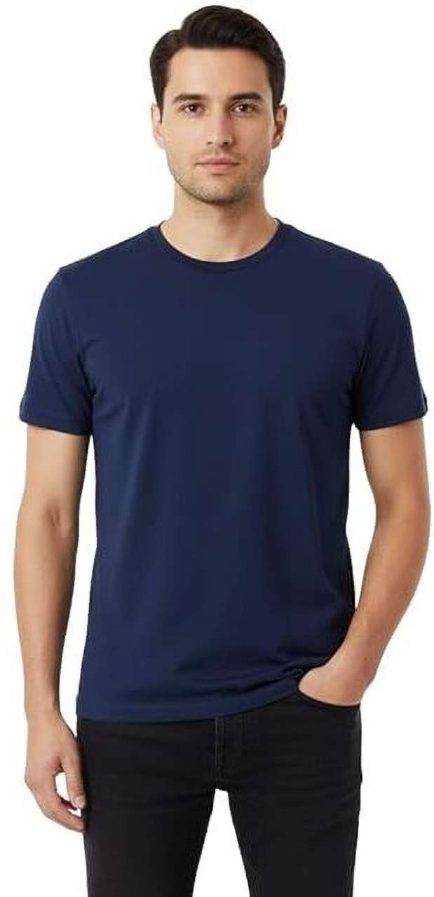 STYZO Solid Men Round Neck Reversible Black, Navy Blue T-Shirt - Buy ...