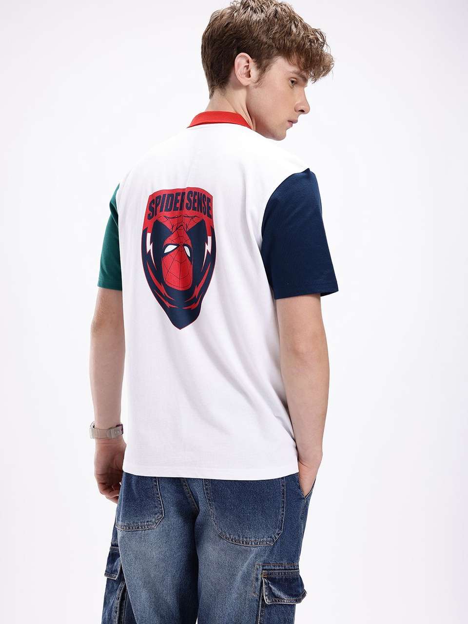 Kook N Keech Printed Men Polo Neck White T-Shirt - Buy Kook N Keech ...