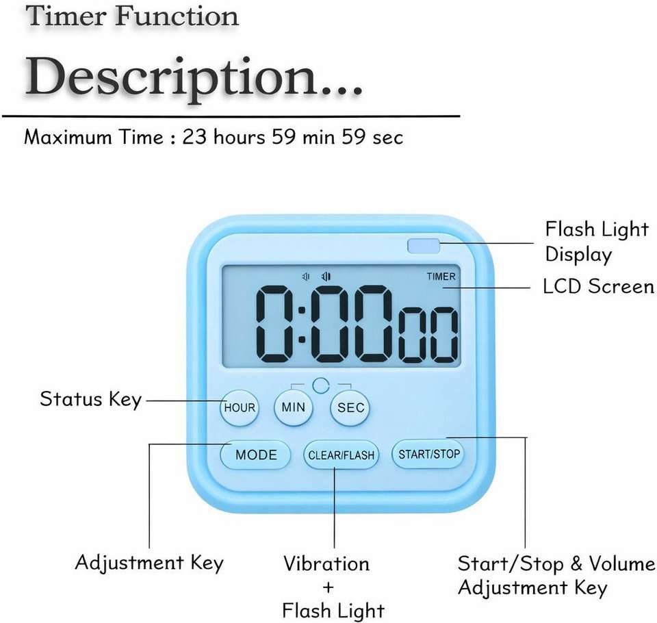 TATSAM Digital SKY BLUE Clock Price in India - Buy TATSAM Digital SKY ...