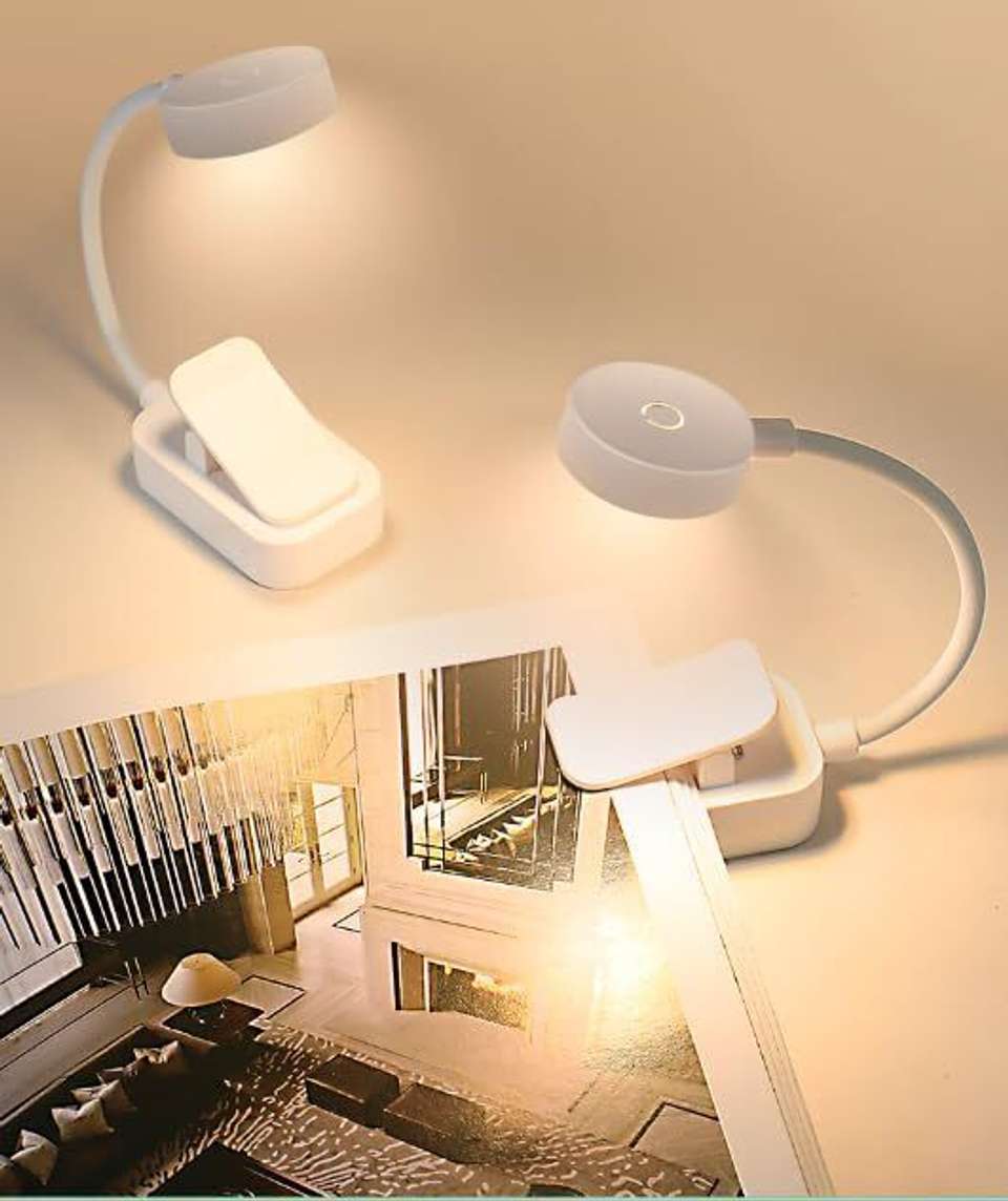XERGY Book Lights for Reading at Night 80 Hours Runtime 3 Brightness ...