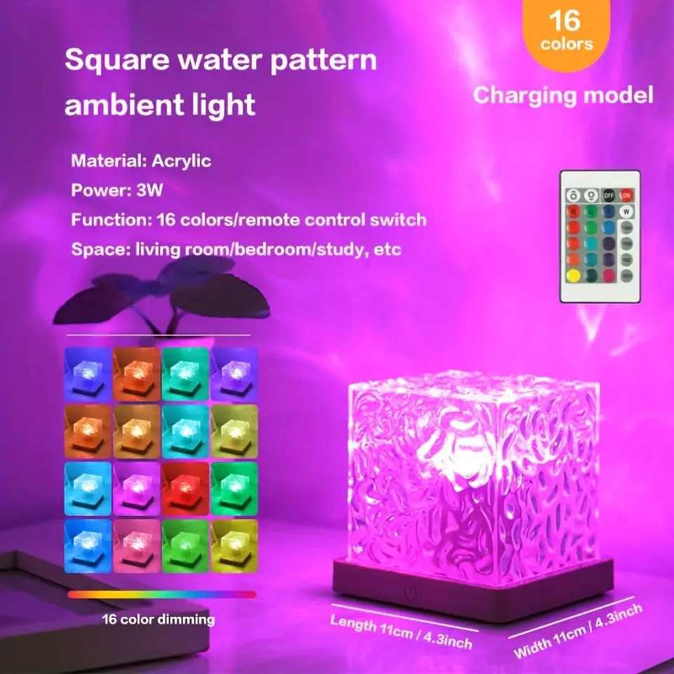 ANKRI Ocean Wave Projector Light, Romantic LED with 3D Water Wave ...