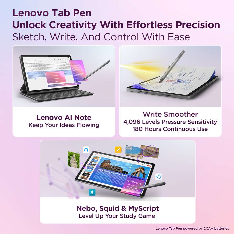 Lenovo Idea Tab Plus with Pen 8 GB RAM 256 GB ROM 12.1 inch with Wi-Fi+ ...