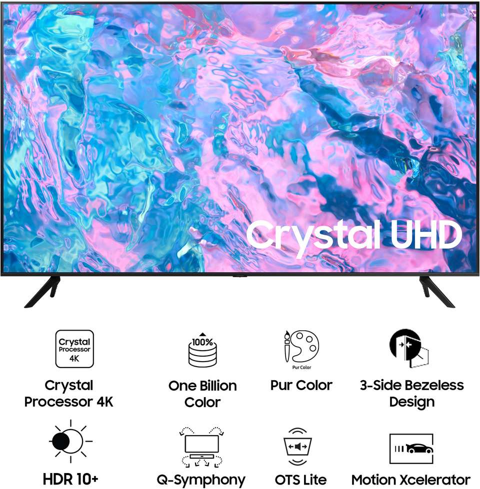 Samsung Crystal 4K iSmart Series 108 cm (43 inch) Ultra HD (4K) LED ...